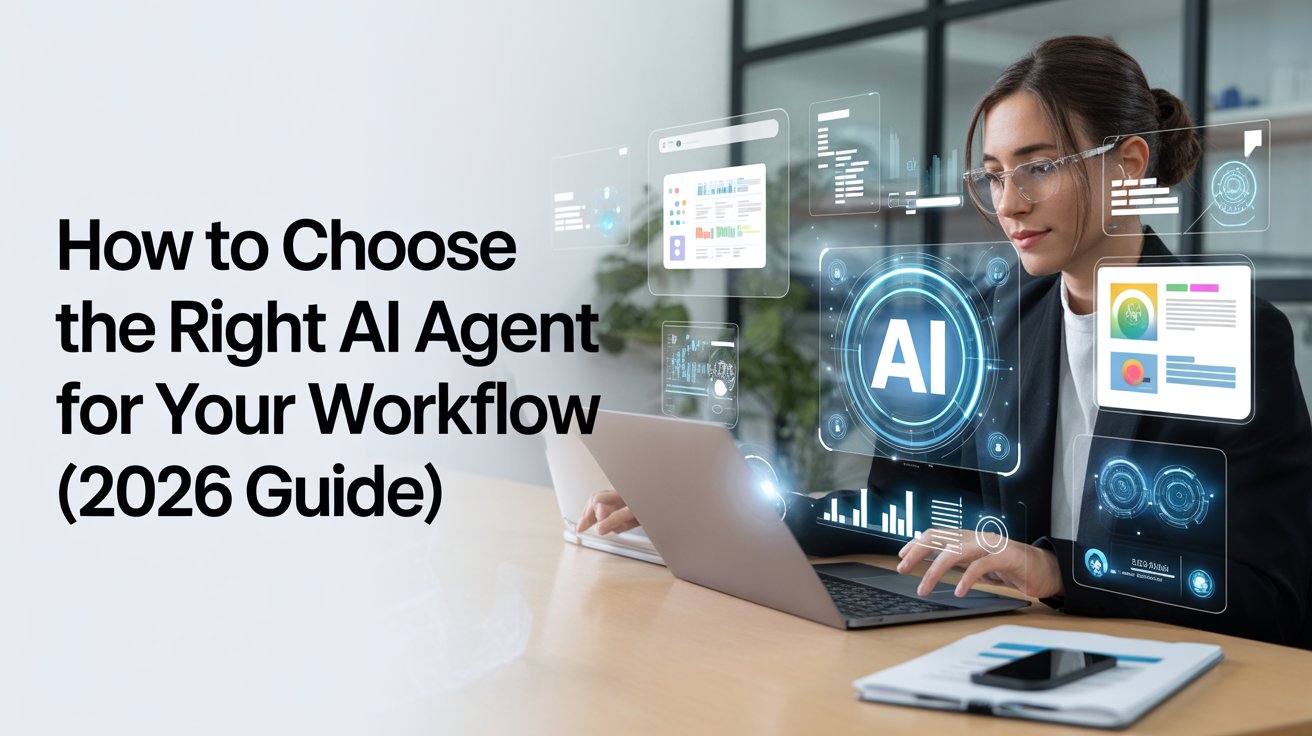 How To Choose The Right Ai Agent For Your Workflow 2026 Guide